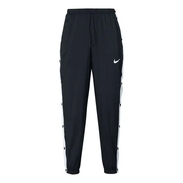 Nike Windrunner Snap Button Track Pants - Black