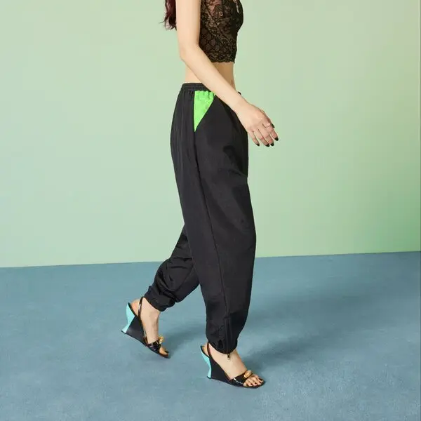 Gucci Nylon Track Trousers With Monogram Detail