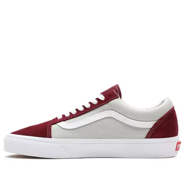 VANS Old Skool Classic Sport Sneakers - White/red