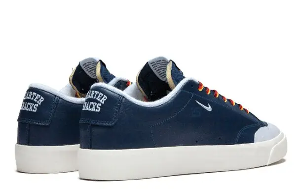 Nike Quartersnacks X Sb Blazer Low Xt "navy - Dark Blue