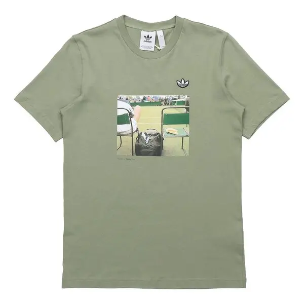Adidas Originals Originals Photo Tee Printing Short Sleeve - Green