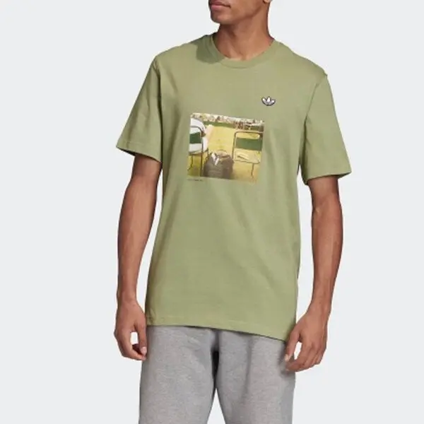 Adidas Originals Originals Photo Tee Printing Short Sleeve - Green