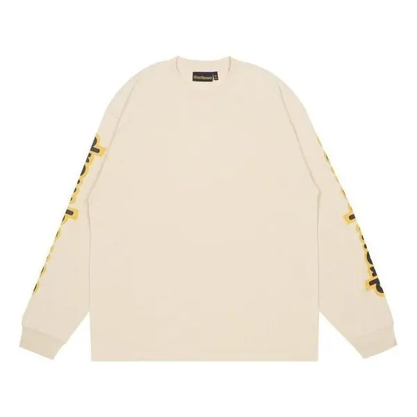 Drew House Long Sleeve Hug T-shirt 'biscott - Tan