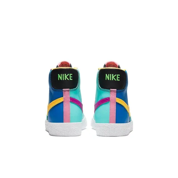 Nike Blazer Mid 'aurora Purple Orange' Casual Sneakers