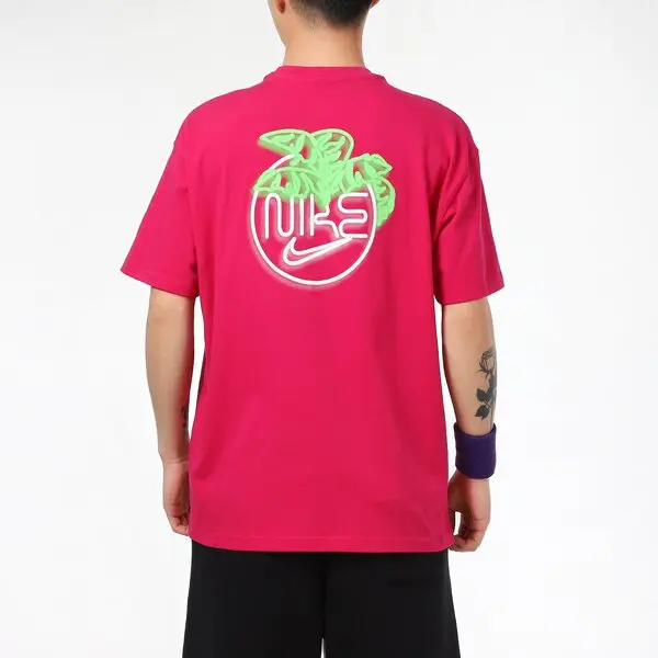 Nike Printing Logo Loose Breathable Sports Short Sleeve