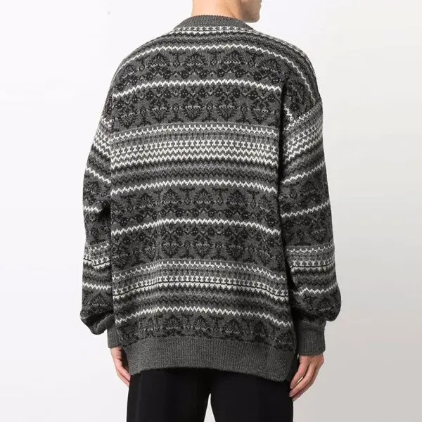 Balenciaga Fair Isle Crewneck Sweater