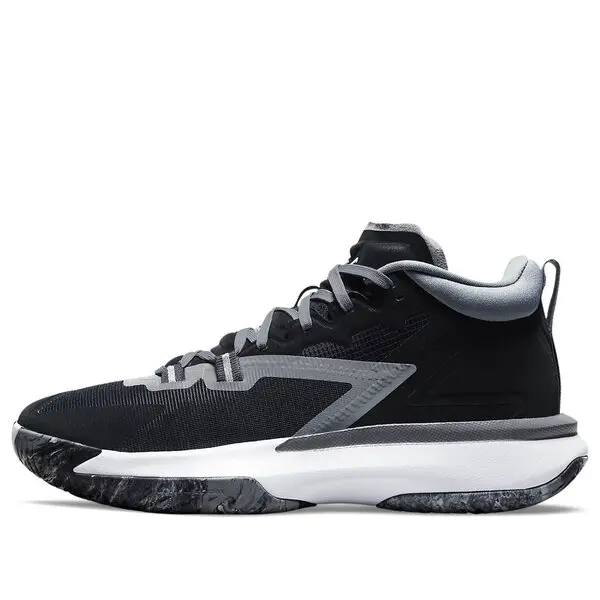 JORDAN Air Zion 1 Tb Mid Top Sneakers - Black/white/grey
