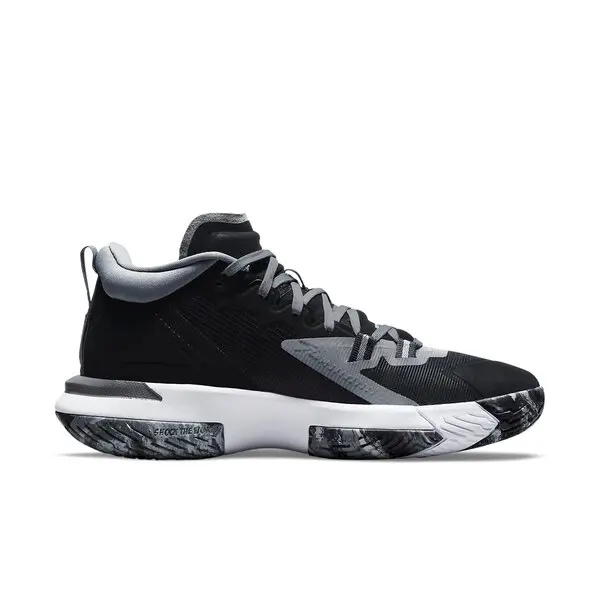 JORDAN Air Zion 1 Tb Mid Top Sneakers - Black/white/grey