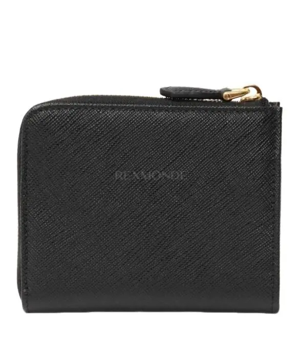Prada Ss26 Small Saffino Leather Zipper Wallet