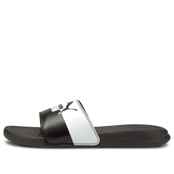 PUMA Popcat 20 Split Slide Sandals - Black/white