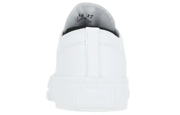Prada Downtown Brushed Leather Sneakers