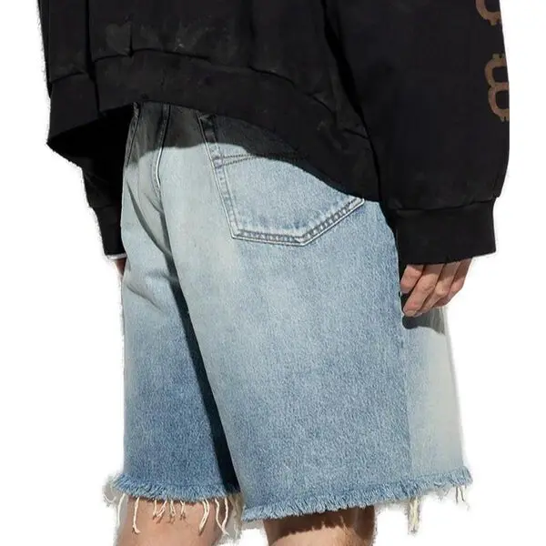 Balenciaga Denim Skater Shorts