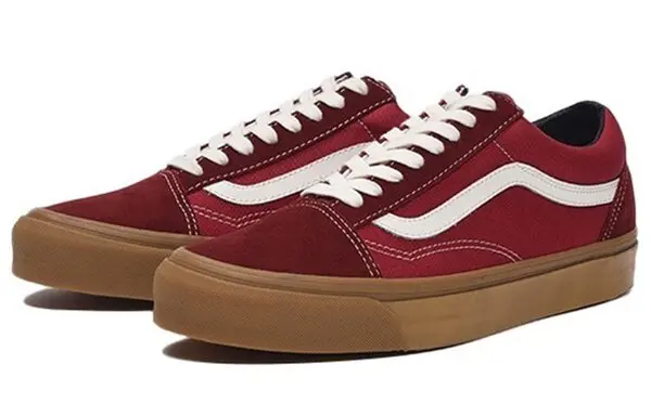 VANS Og Old Skool Lx Low Top Sneakers - Red