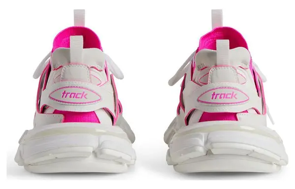 Balenciaga Track Sock Sneakers - White/pink