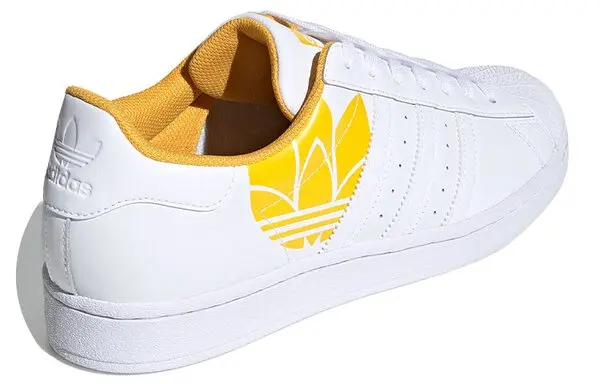 Adidas Superstar Athletic Sneakers With Gold Trefoil Detail