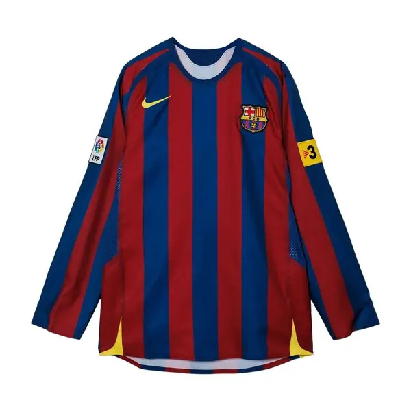 Nike Fc Barcelona 2005/06 Ronaldinho #10 Home Jersey