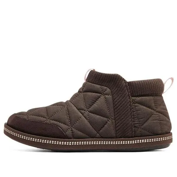 Sketchers Quilted Slip-on Booties - Brown