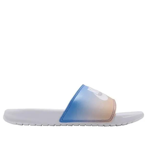 Nike Benassi Jdi Print Slide - White/blue/pink