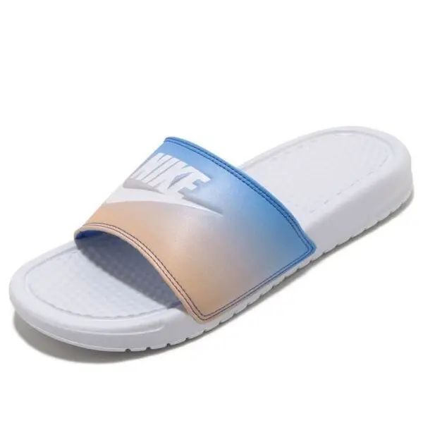 Nike Benassi Jdi Print Slide - White/blue/pink