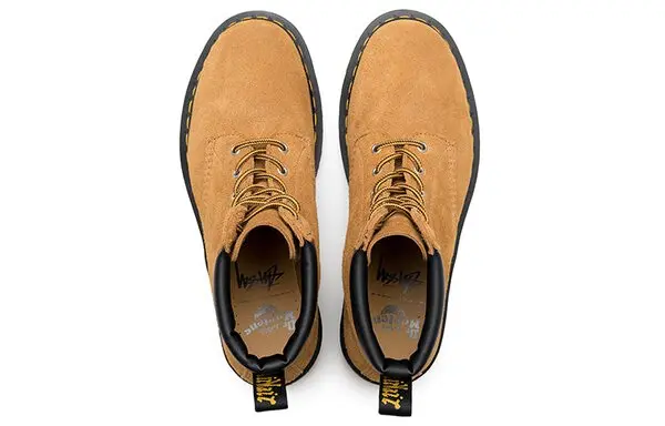 Dr. Martens Stussy X 939 Suede Ankle Boots - Yellow