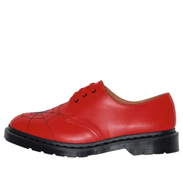 Dr. Martens X Supreme Spiderweb 1461 Shoes - Red/black