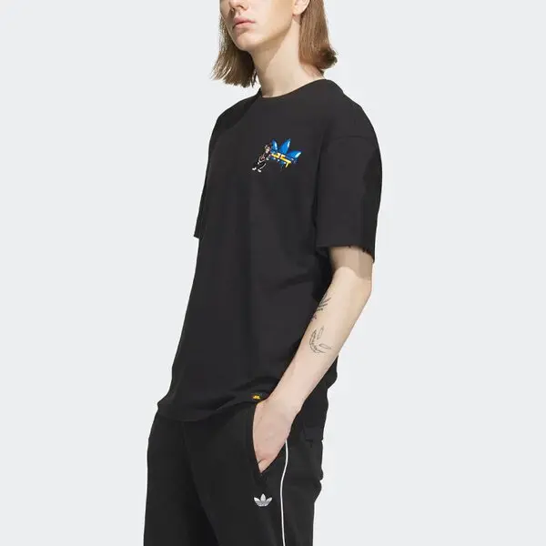 Adidas Originals X Monkey Kingdom Gfx T-shirt - Black