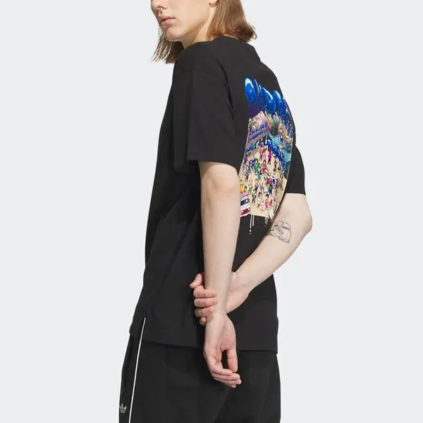 Adidas Originals X Monkey Kingdom Gfx T-shirt - Black