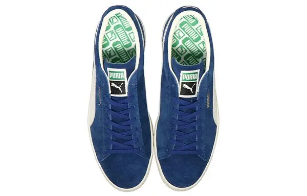 PUMA Suede Low Top Sneakers - Blue/grey