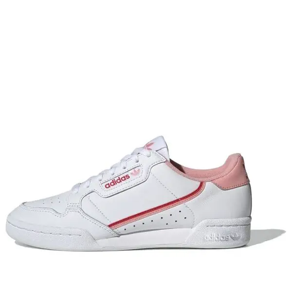 Adidas Continental 80 Sneakers - White/pink
