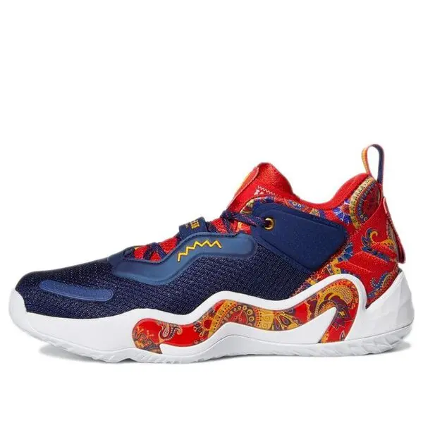 Adidas Bel-air Athletics X D.o.n. Issue #3 Gca Wide 'the Blazer' Sneakers - Blue/red