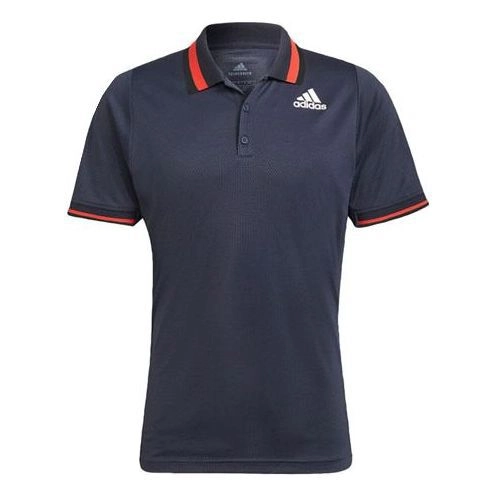 Adidas H.rdy Top Polo Sports Short Sleeve Shirt Polo Blue/red - Navy
