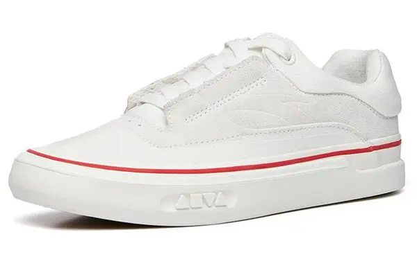 ANTA A-shock Cvs Low Top Sneakers - White/red
