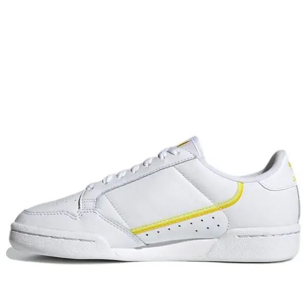 Adidas Continental 80 Sneakers - White/yellow