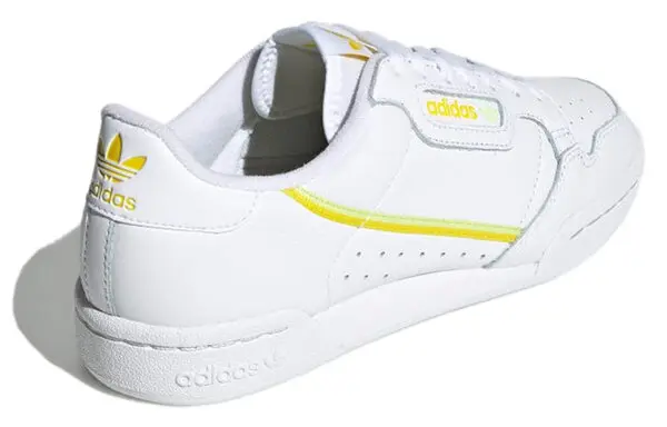 Adidas Continental 80 Sneakers - White/yellow