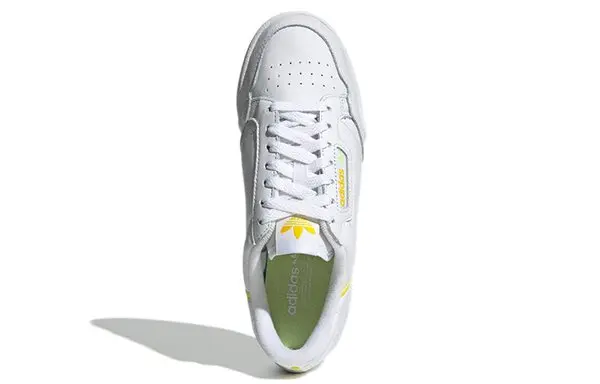 Adidas Continental 80 Sneakers - White/yellow