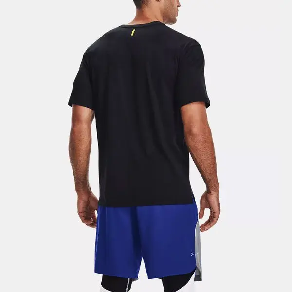 Under Armour Curry Cotton Printing Round Neck Short Sleeve