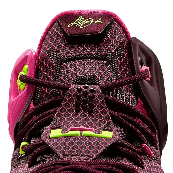 Nike Lebron "double Helix" High Top Athletic Sneakers - Purple