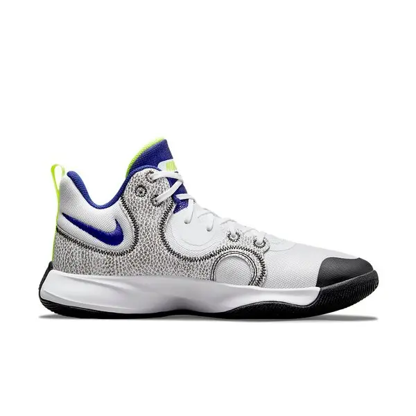 Nike Fly.by Mid 2 Basketball Sneakers - White/gray/blue