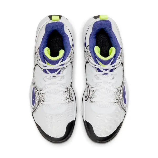 Nike Fly.by Mid 2 Basketball Sneakers - White/gray/blue