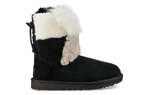 UGG Classic Short Patchwork Fluff Boots
