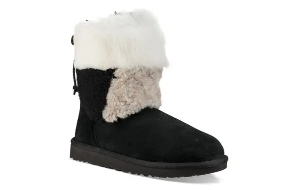 UGG Classic Short Patchwork Fluff Boots