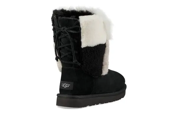 UGG Classic Short Patchwork Fluff Boots