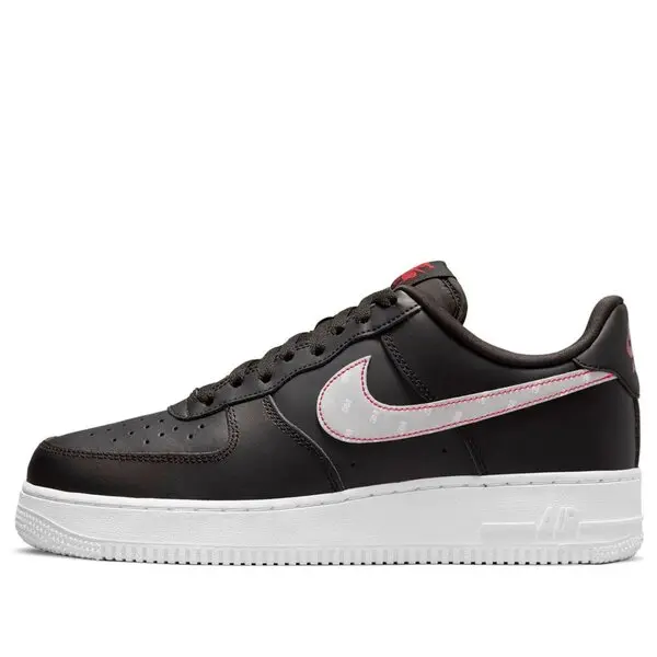 Nike Force 1 '07 Sneakers - Black/red