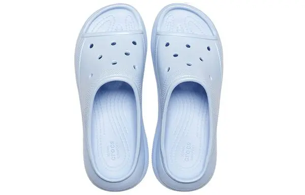 CROCS Crush Meta Pearl Slides - Blue