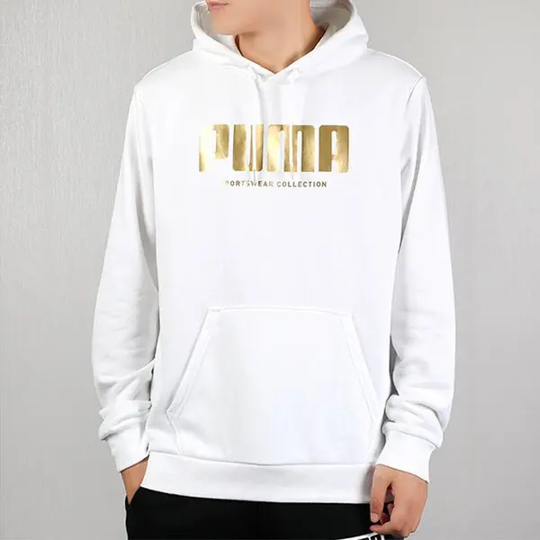 PUMA Logo Print Hoodie