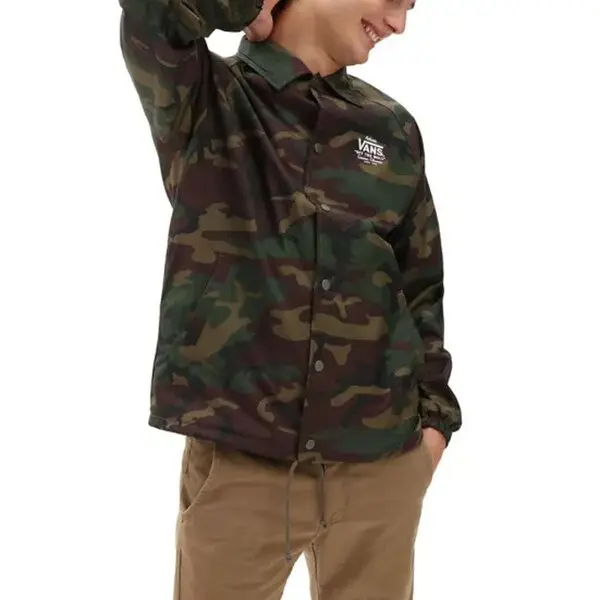 VANS Logo Printing Lapel Windbreaker Jacket