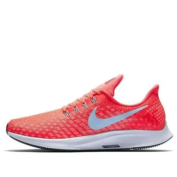 Nike Zoom Pegasus 35 Athletic Sneakers - Black/green