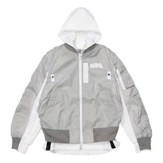 Nike X Sacai Double Layer Hooded Jacket