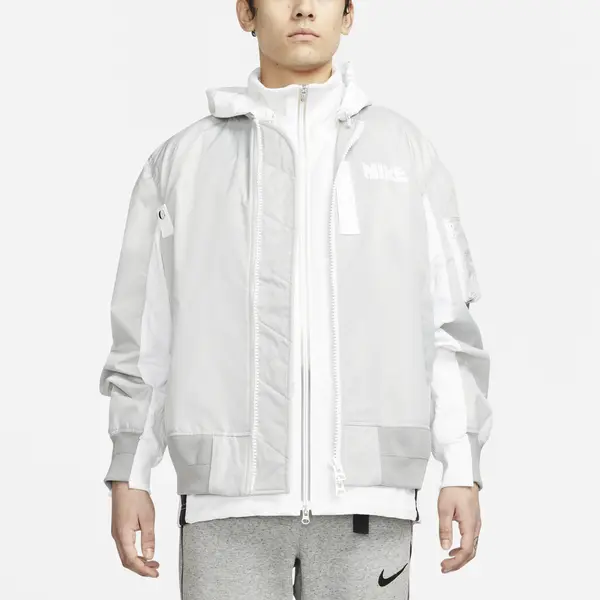 Nike X Sacai Double Layer Hooded Jacket