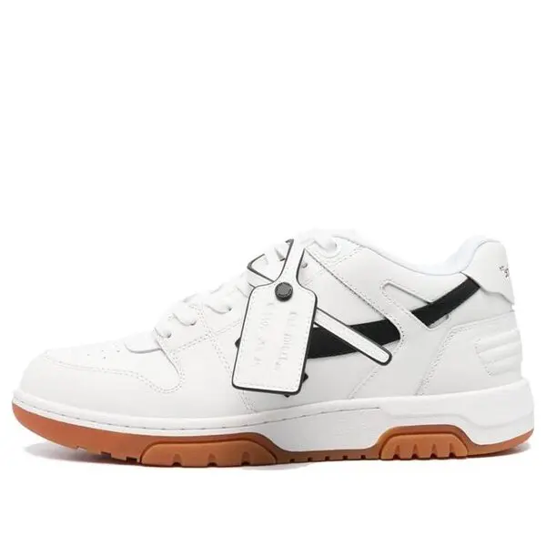 Off-White Out Of Office Low Leather Sneaker - White/black